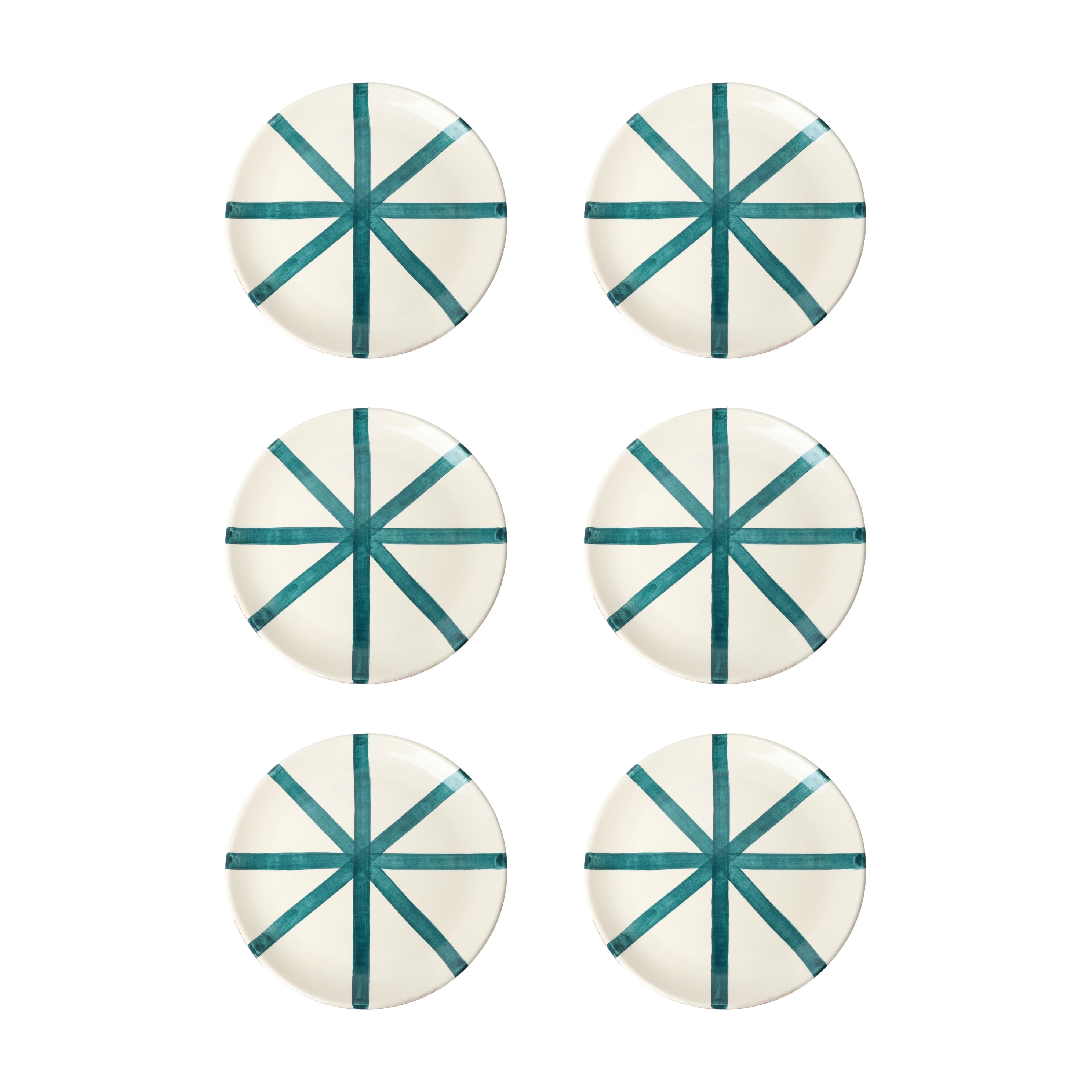 Segment Plate Teal – ÉRTH STUDIO