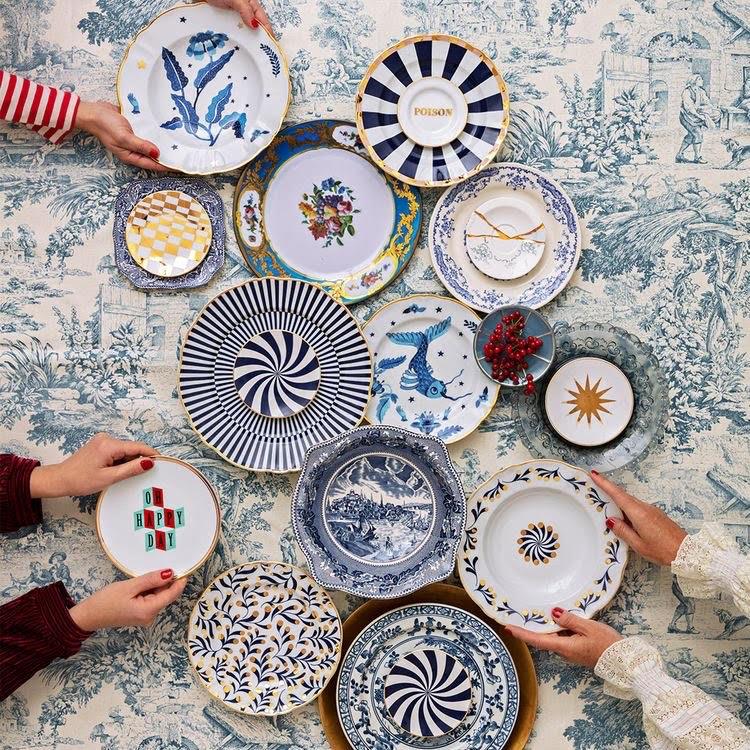 Marino Deep Plate Set of 6 – ÉRTH STUDIO